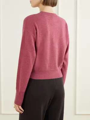 Le Kasha Menorca Cropped Cashmere Sweater - Pink