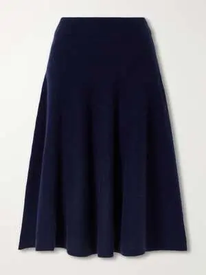 Arch4 Hillgate Cashmere Midi Skirt - Beige