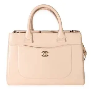 CHANEL Chanel Light Grained Calfskin Neo Executive Shopper Tote