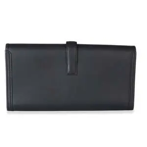 Hermès Evercolor Jige Élan Clutch - Blue