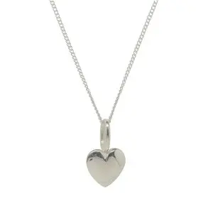KATIE MULLALLY Beaten Heart Sterling Necklace - Silver