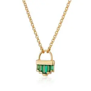 SCREAM PRETTY Art Deco Necklace - Gold
