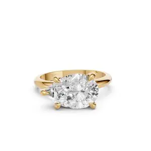 AYA FINE JEWELRY Honora Pear Cut Lab Grown Diamond Solitaire Ring In Gold - Yellow