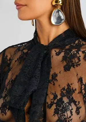 Retrofete Tamsin Lace Blouse