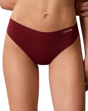 Calvin Klein Invisibles Thong - Established Red