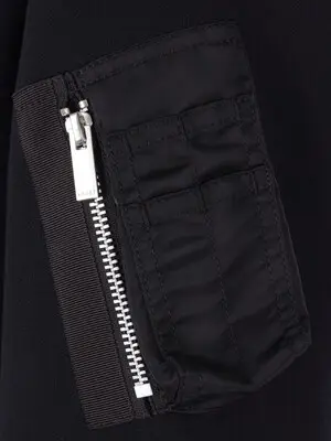 Sacai Nylon And Cotton Hoodie