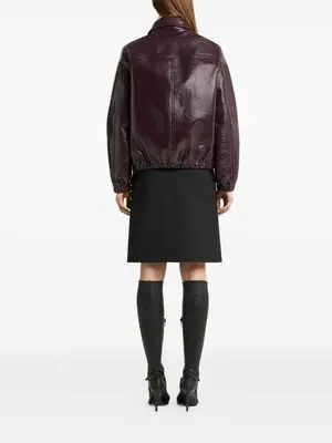 COURREGES Vinyl Bomber Jacket