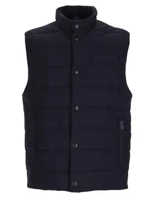FAY Gilet In Jersey Tecnico Trapuntato