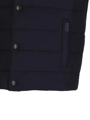 FAY Gilet In Jersey Tecnico Trapuntato