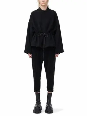 Rick Owens Pantalone "drawstring Astaires" Cropped