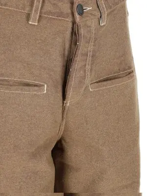 UMA WANG Wide-leg Jeans - Beige