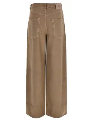 UMA WANG Wide-leg Jeans - Beige