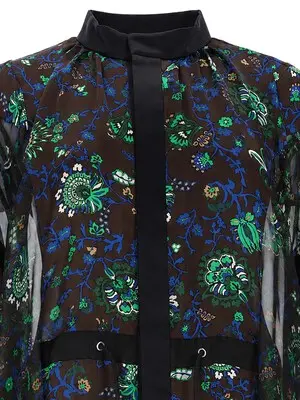 Sacai Floral Print Blouse
