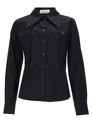 VIVIENNE WESTWOOD Camicia "violin" Con Logo - Black