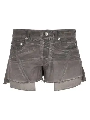 Rick Owens Lana Cut Offs Denim Shorts - Charcoal