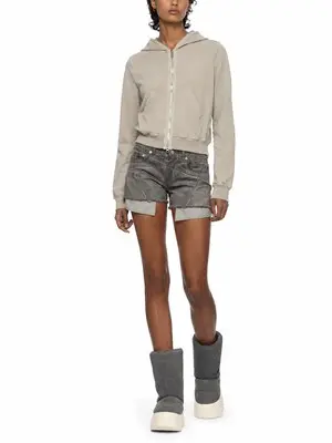 Rick Owens Lana Cut Offs Denim Shorts