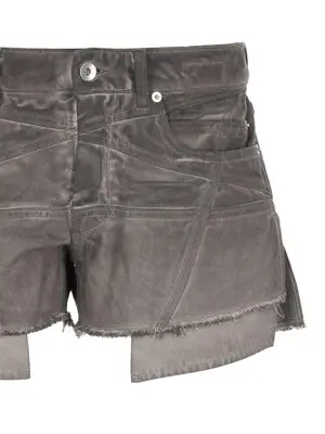 Rick Owens Lana Cut Offs Denim Shorts