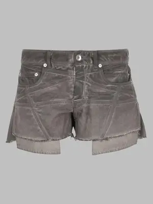 Rick Owens Lana Cut Offs Denim Shorts