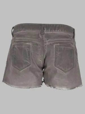 Rick Owens Lana Cut Offs Denim Shorts