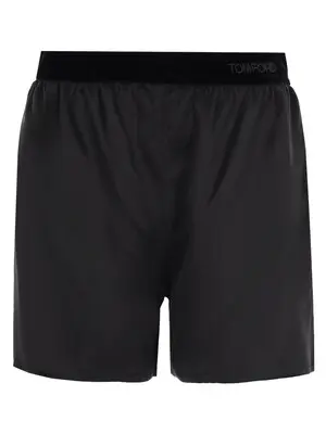 TOM FORD Shorts In Seta - Black