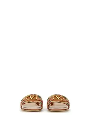 Valentino Garavani Slide Sandal "vlogo Signature