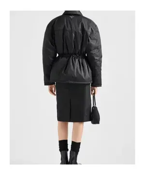 Prada Drawstring Buttoned Down Jacket