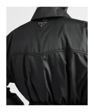 Prada Drawstring Buttoned Down Jacket