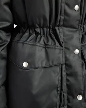 Prada Drawstring Buttoned Down Jacket