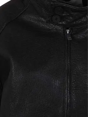 Studio Nicholson Leather Bomber Jacket