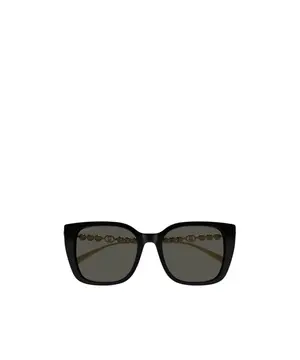 Gucci Embellished Square Frame Sunglasses