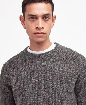 Barbour Logo-patch Crewneck Jumper