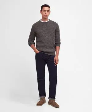 Barbour Logo-patch Crewneck Jumper
