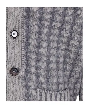 Aspesi Ribbed V-neck Knit Top