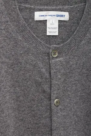 Comme Des Garçons Round-neck Knit Cardigan