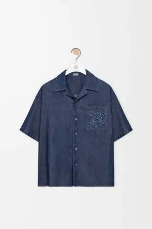 Loewe Short-sleeve Shirt - Denimblue