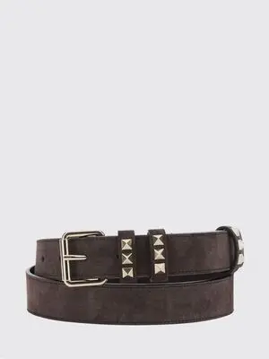 Valentino Garavani Rockstud Suede Belt - Brown
