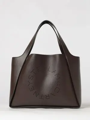 Stella McCartney Perforated Logo Handbag - Brown