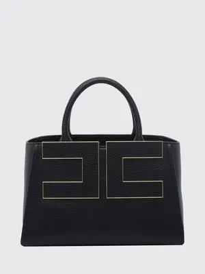 Elisabetta Franchi Flared Tote Bag - Black