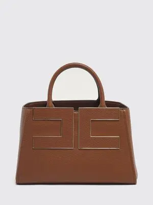 Elisabetta Franchi Flared Tote Bag - Brown