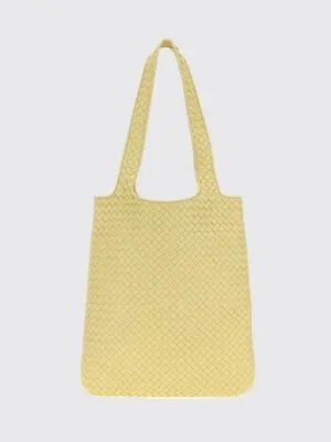 Bottega Veneta Veneto Intrecciato Nappa Leather Tote Bag - Yellow