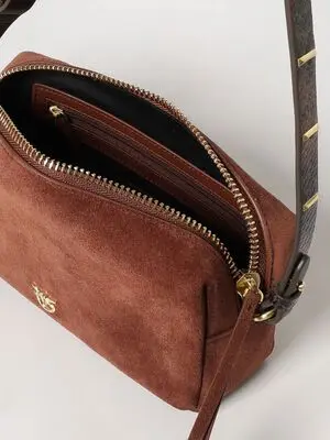 Pinko Boston Mini Shoulder Bag - Burnt