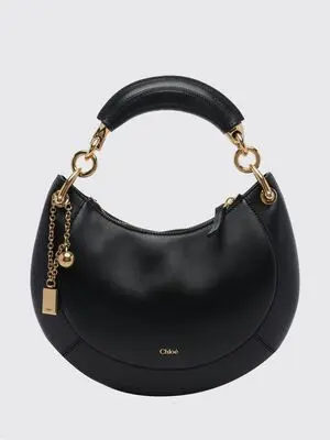 Chloé Smooth Calfskin Banana Handbag - Black