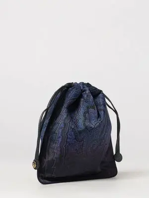 Etro Mini Nylon Bucket Bag - Blue