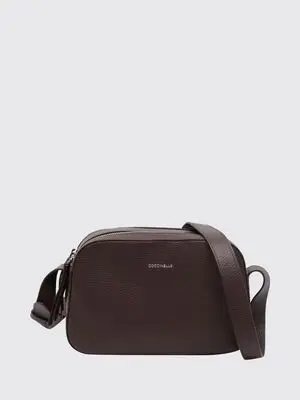 COCCINELLE Coccinelle Grained Leather Crossbody Bag Brown