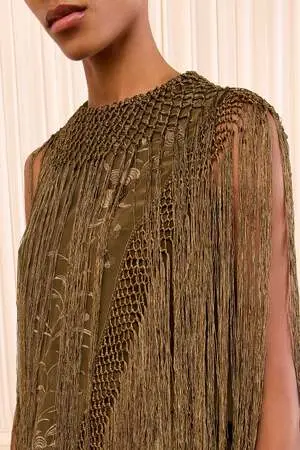 Ulla Johnson Willa Silk Fringe Top