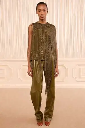 Ulla Johnson Willa Silk Fringe Top