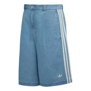 Adidas Denim Chino Shorts Asia Sizing - Light Blue