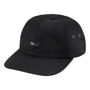 Supreme Enamel Logo 6-panel Cap - Black