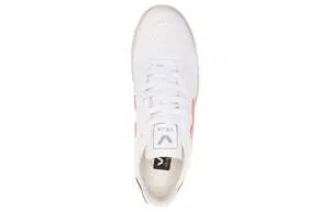 VEJA V-10 Cwl 'white Orange Fluo Marsala