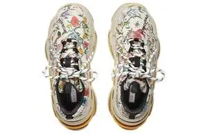 Balenciaga X Gucci Triple S Sneakers 'the Hacker Project Floral